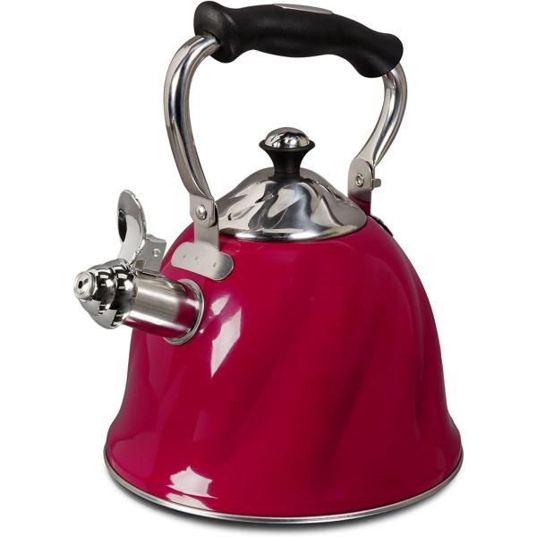 商品名Alderton 2.3 Qt. Whistl Tea RdMr Coffee Alderton Whistling Tea Kettle, 2.3 Quarts, Redブランド：Mr. Coffee商品サイズ：2.3 Quarts...