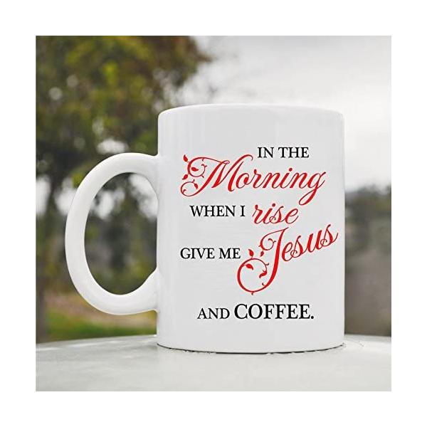 商品名：In the Morning When I Rise Give Me Jesus and Coffee 11oz Ceramic Coffee Mug Cupブランド：JS Artworks商品サイズ：商品番号：色：Multicol...
