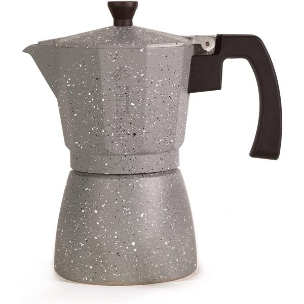 商品名ホルスタイン家庭用品H-08080 6-カップアルミエスプレッソメーカー - マーブルHolstein Housewares - 6 Cup Aluminum Espresso Maker, Aluminum - Great Tast...