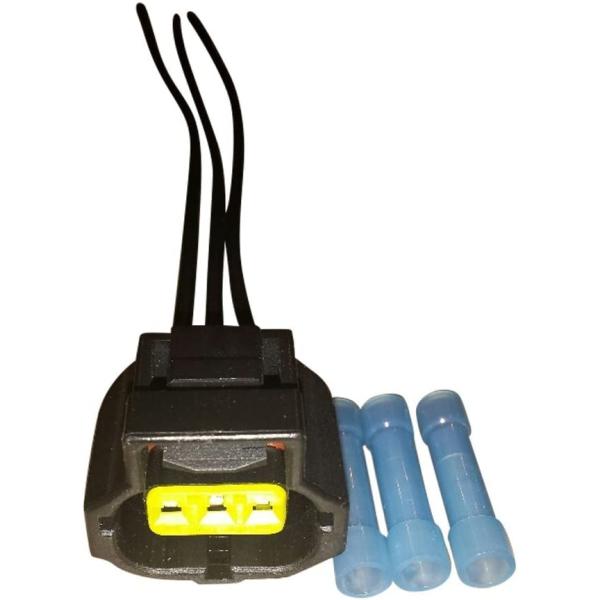 商品名Muzzys- フォード6Gオルタネーター、ブレーキ液レベルセンサーイエローコネクタプラグピグテール3ワイヤWPT118 1U2Z-14S411-TA S821に適合。Muzzys- 3 Wire Alternator Connect...