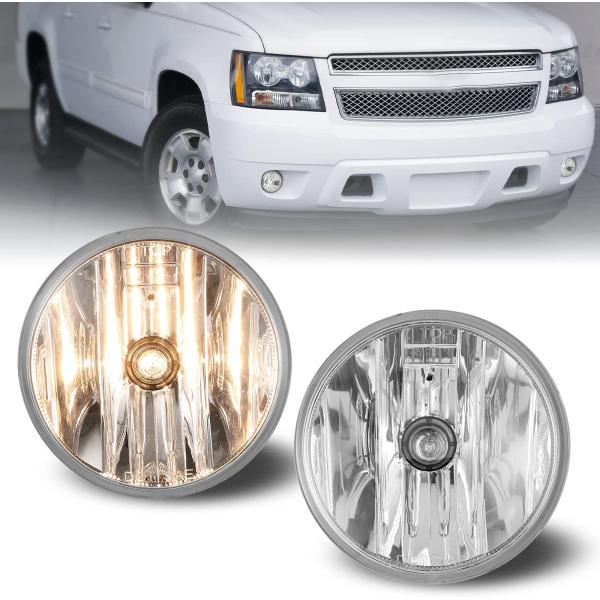 商品名Winjet Fog Lights Compatible with 2007 2008 2009 2010 2011 2012 2013 2014 Chevy Suburban Tahoe 07-13 Avalanche 10-13 ...