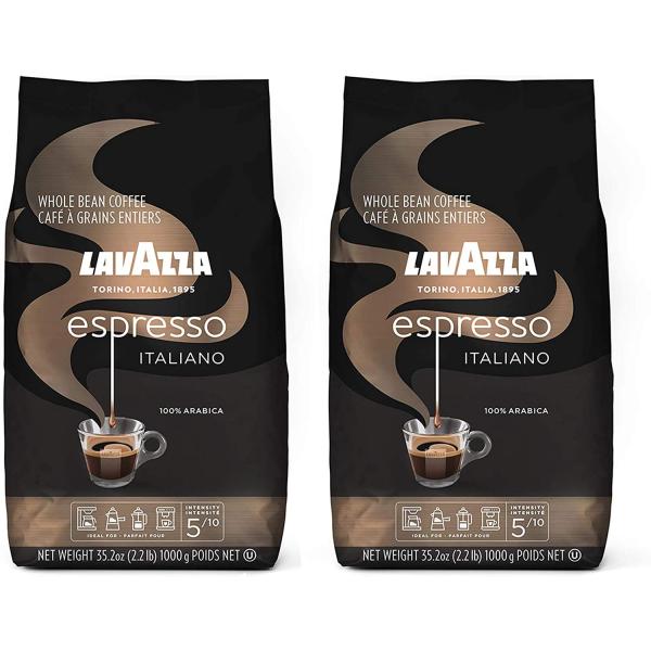 商品名：Lavazza Caffe Espresso 100% Premium Arabic Whole Bean Coffee (2.2 lbs) - Pack of 2Lavazza Caffe Espresso 100% Arabic...
