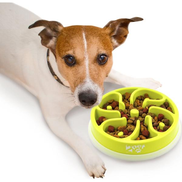 商品名猫 犬 おやつおもちゃ ペット給餌おもちゃ おやつボールSlow Feed Dog Bowl Slowly Bowly by 2PET. Fun Interactive Dog Dish for Fast Eaters. Preven...