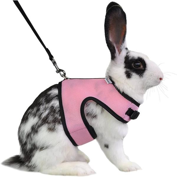 商品名Niteangel Adjustable Soft Harness with Elastic Leash for Rabbits (L, Pink)ブランド：Niteangel商品サイズ：L高さ：3.8 cm横幅：6.4 cm奥行：1...
