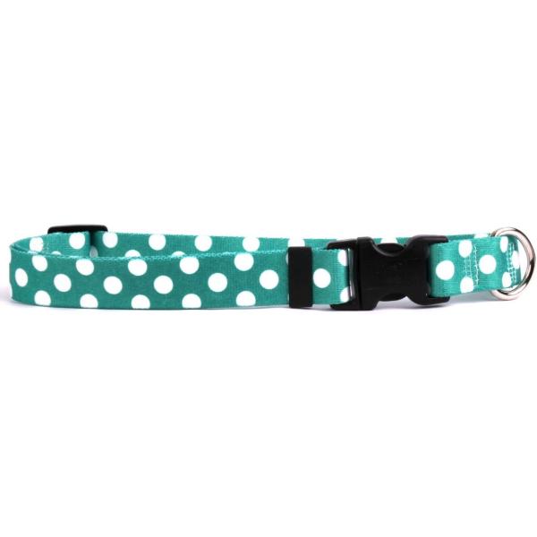 商品名Yellow Dog Design Lime Polka Dot Dog Collar 1"" Wide and Fits Neck 18 to 28"", Largeブランド：Yellow Dog Design商品サイズ：Large...