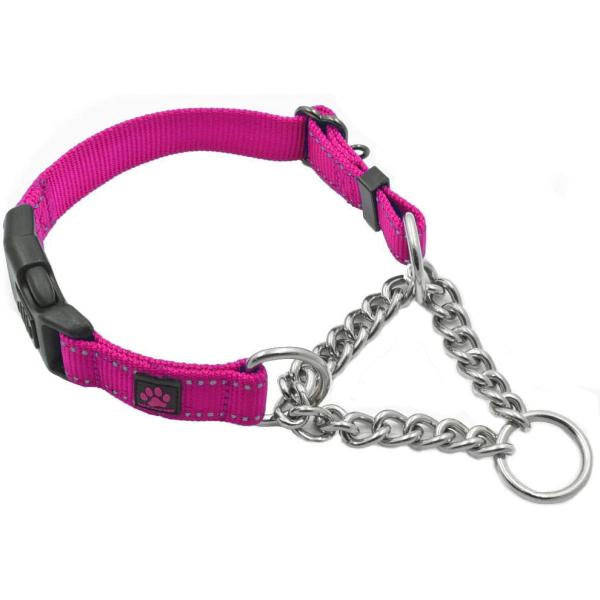 商品名Max and Neo Stainless Steel Chain Martingale Collar - We Donate a Collar to a Dog Rescue for Every Collar Sold (Small...