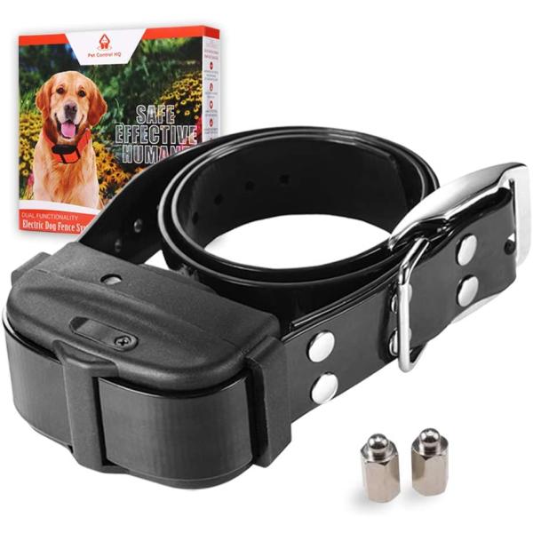 商品名Pet Control HQ Dog Collar Replacement Dual Wireless Electric Fence for Dogs &amp; Remote Dog Training Collar - Safe, ...