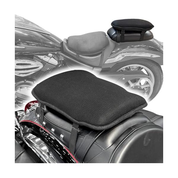 商品名: GEARS X-Tender ジェルシートクッション ? すべてのオートバイ用:クルーザー、デュアルスポーツ、エンデューロ、アドベンチャー、スポーツバイク、ATV? パワースポーツショックアブソーバー圧力緩和 ? シートパッドとし...