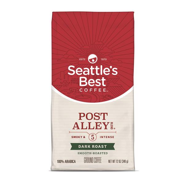 商品名：Seattle's Best Coffee Post Alley Blend (Previously Signature Blend No. 5) Dark Roast Ground Coffee, 12 Ounce (Pack o...