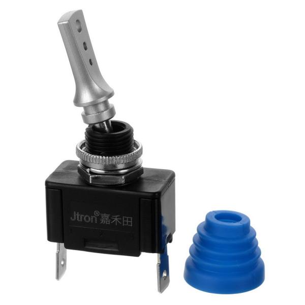 商品名Jtron Waterproof Switch Toggle Switch Rocker Switch DC12V 40A/24V 20A ON-Offブランド：Jtron商品サイズ：高さ：0.8 cm横幅：11 cm奥行：11.2 ...