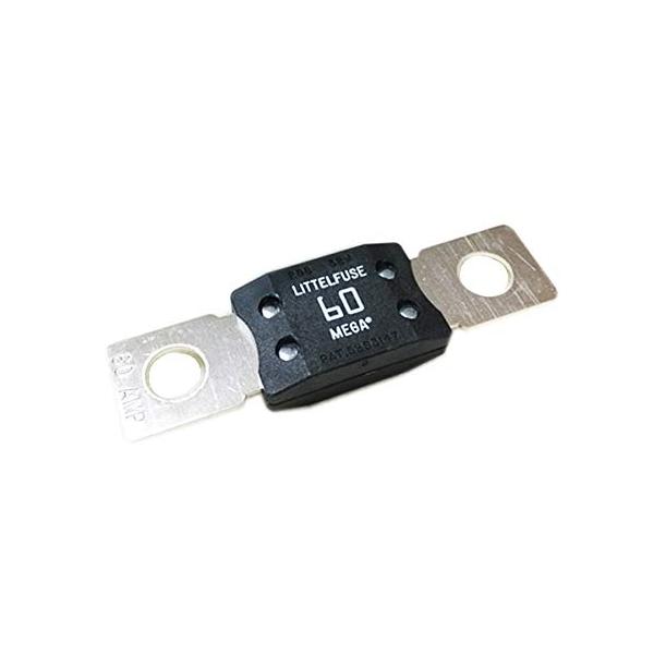 商品名Littelfuse 0298060 Bolt Down Auto Fuse 60A Time Delay 32V 298 Series, MEGAブランド：Littelfuse商品サイズ：高さ：0.9 cm横幅：2.6 cm奥行：7...