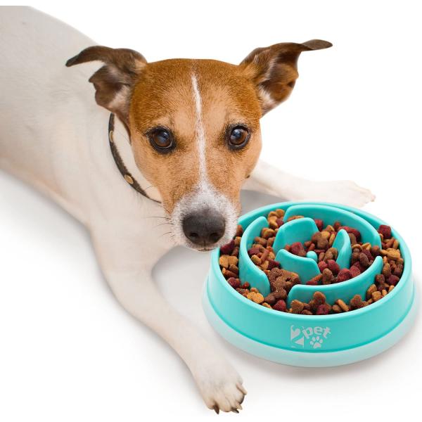 商品名Slow Feed Dog Bowl Slowly Bowly by 2PET. Fun Interactive Dog Dish for Fast Eaters. Prevent Bloating. Fun to Use Dog B...
