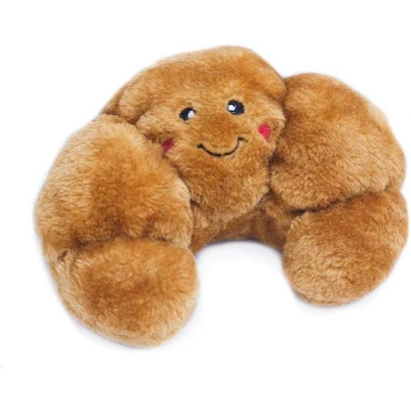 商品名ZippyPaws - NomNomz Plush Squeaker Dog Toy for The Foodie Pup - Croissantブランド：ZippyPaws商品サイズ：7 x 6.5 x 3 in高さ：5.8 cm横...