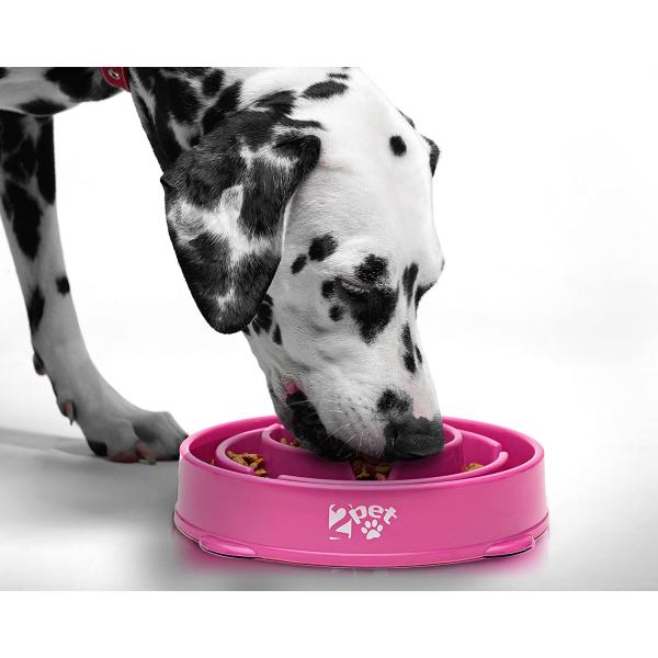 商品名猫 犬 おやつおもちゃ ペット給餌おもちゃ おやつボールSlow Feed Dog Bowl Slowly Bowly by 2PET. Fun Interactive Dog Dish for Fast Eaters. Preven...
