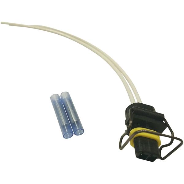 商品名Muzzys 2ワイヤピグテールコネクタ フォード6.0L/6.7L/7.3L パワーストロークナビスター GM 6.6L Duramaxエンジン、可変ジオメトリーターボ (VGT) ソレノイド、インジェクション圧力レギュレーター (...