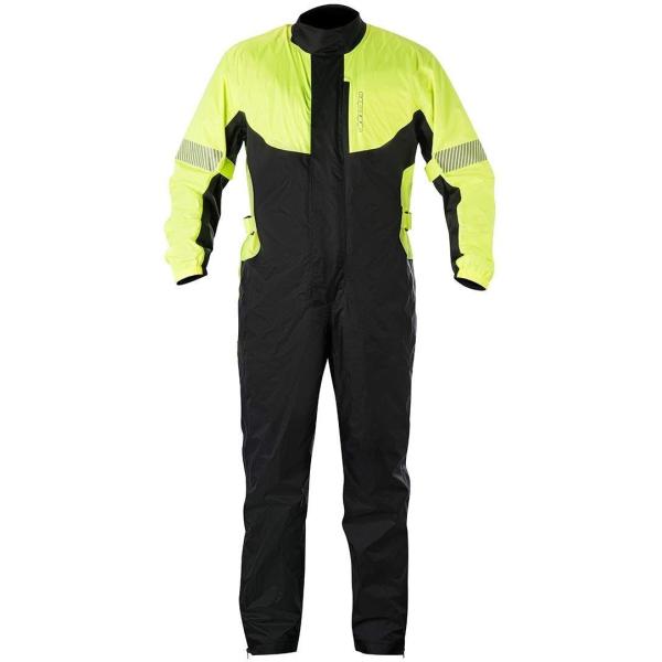 商品名: Alpinestars メンズ ハリケーン レインオートバイスーツ、イエロー/ブラック、XL Alpinestars Hurricane One-Piece Rain Suit (X-LARGE) (YELLOW/BLACK)ブラ...