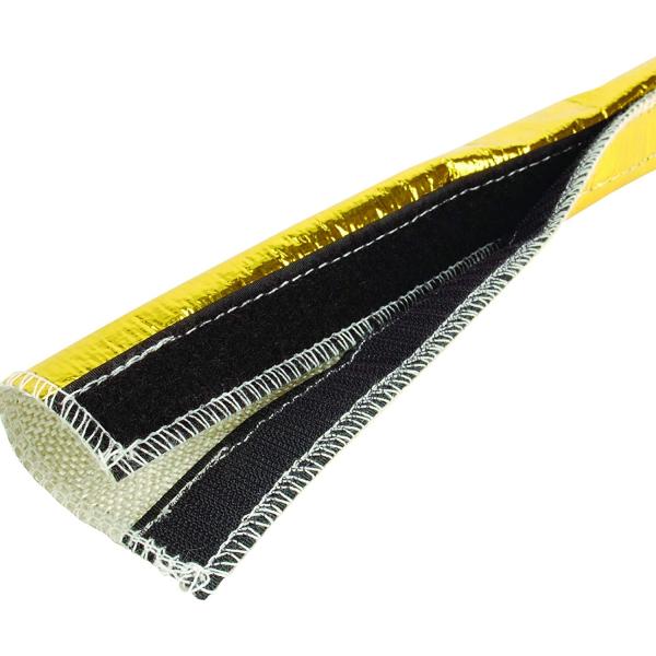 商品名Design Engineering 010458 Heat Shroud Gold - Line Sleeving Heat Protection up to 800°F (with Hook and Loop Closure), ...
