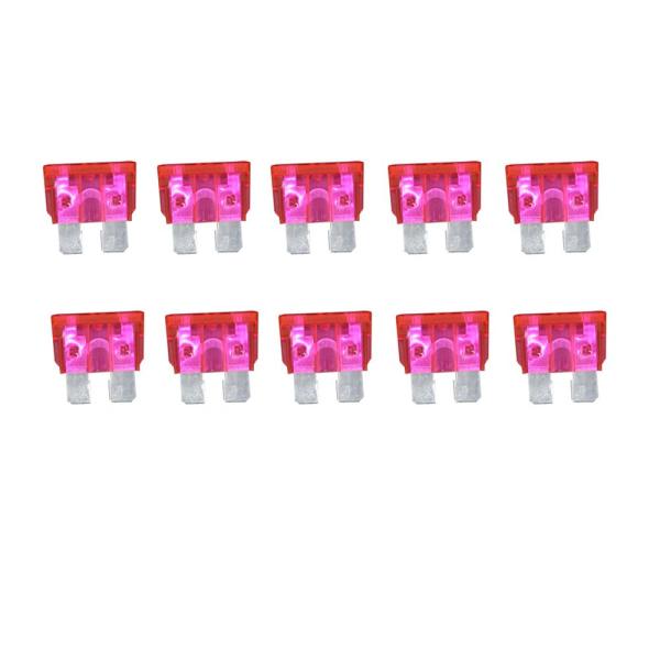 商品名10 PCS 50A Medium Size Auto Fuse, Automotive Fuses Blade,The Fuse Insurance Insert The Insurance of Xenon lamp Piece ...