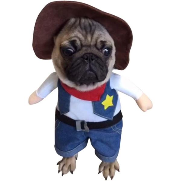 商品名NACOCO帽子犬の衣装と猫と小さな犬のためのハロウィンコスチューム(L)NACOCO Cowboy Dog Costume with Hat Dog Clothes Halloween Costumes for Cat and Sm...