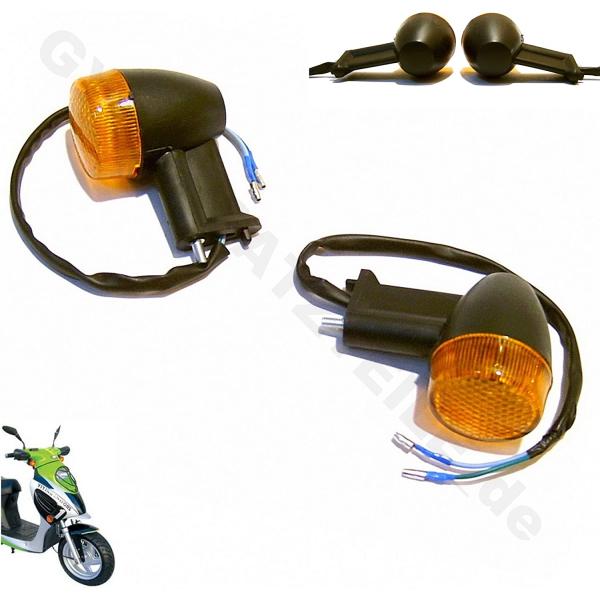 商品名PAIR OF BLINKER/TURN SIGNAL REAR WITH ORANGE LENS CHINESE SCOOTER MOPED ATV ETC. GY6 4 STROKE TAOTAO PEACE SUNNY JONW...