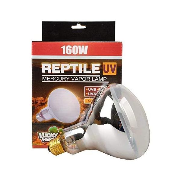 商品名Reptile UVA UVB Mercury Vapor Bulb Lamp,Screw Thread,160 Watt (Coated)ブランド：LUCKY HERP商品サイズ：高さ：14.4 cm横幅：14.6 cm奥行：17....