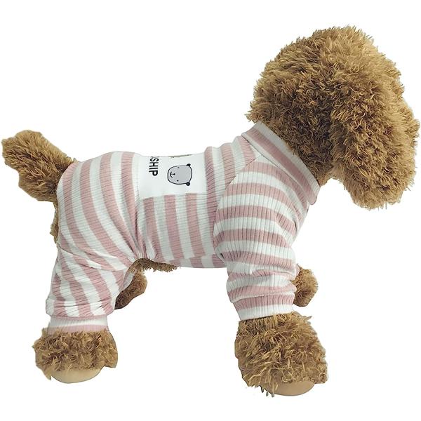 商品名EastCities 犬用服 小さな犬用 子犬 パジャマ 服 L(Chest11.8"", Weight6.5-9 lbs) ピンク AD068-3Dog PJS Clothes for Small Dogs Girl Puppy P...
