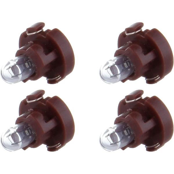 商品名cciyu Pack of 4 Replacement fit for Dash A/C Instrument Cluster Panel Dashboard Gauges Light Warm White T3 Neo Wedge ...