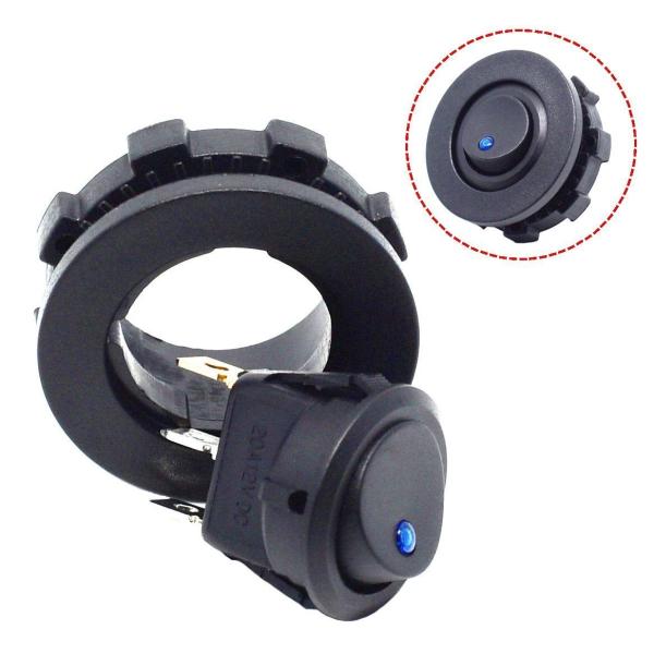 商品名Cllena ブルー LED 防水 デュアルUSB充電器 電圧計12V コンセントソケットパネルジャック 船 デジタルデバイス/携帯電話/タブレット用 ブルー 5002N-BLCllena Car Truck Round Rocker...