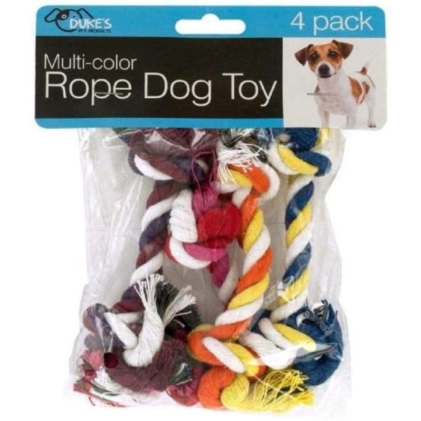 商品名DUKES Multi-Color Rope Dog Toy 4Piece Setブランド：DUKES商品サイズ：高さ：5.2 cm横幅：15.8 cm奥行：19.1 cm 商品番号：GR146-KO色：Multi素材：Cotton