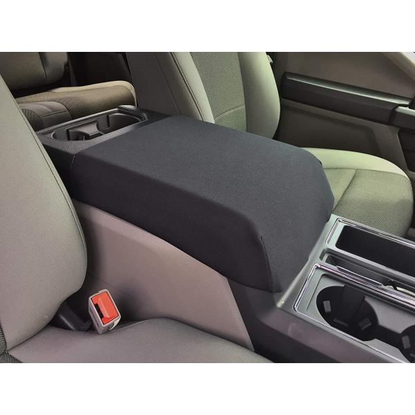 商品名オートコンソールカバー - 2017-2021フォードF-350スーパーデューティーセンターコンソールアームレストカバー 防水ネオプレン生地 (ブラック)Auto Console Covers- Fits The 2017-2022 ...