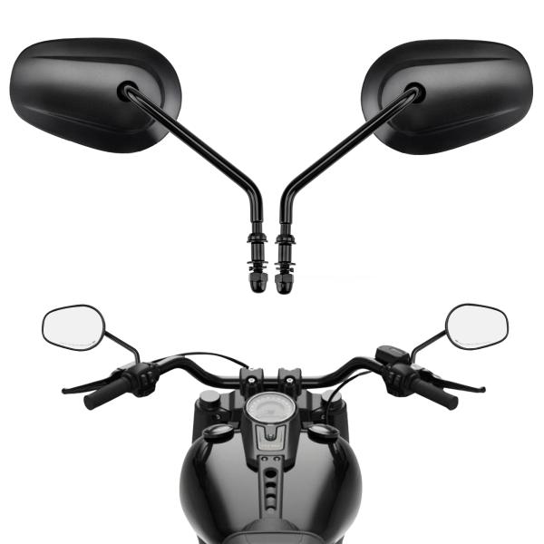 商品名: KEMIMOTOオートバイミラーロードキングスポーツスターストリートグライドエレクトラグライドダイナソフテイルロードグライド1982-2019 KEMIMOTO Motorcycle Mirrors M8 Rear View Si...