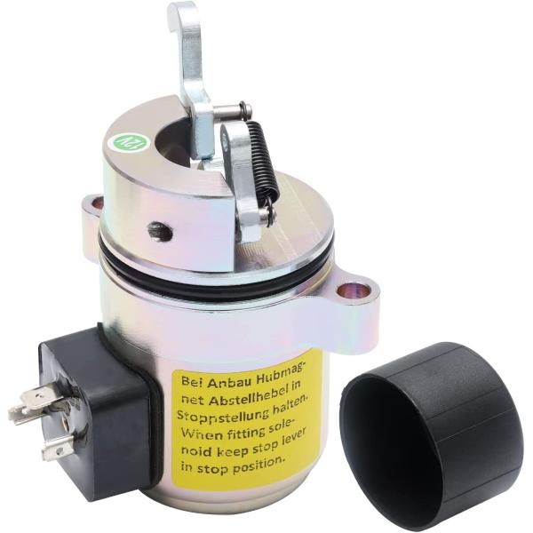 商品名MaySpare 燃料遮断ソレノイド 04170534R Deutz BF4M1011F Bobcat スキッドステアローダー 863 873 12VDCMaySpare Fuel Shut Off Solenoid 04170534...