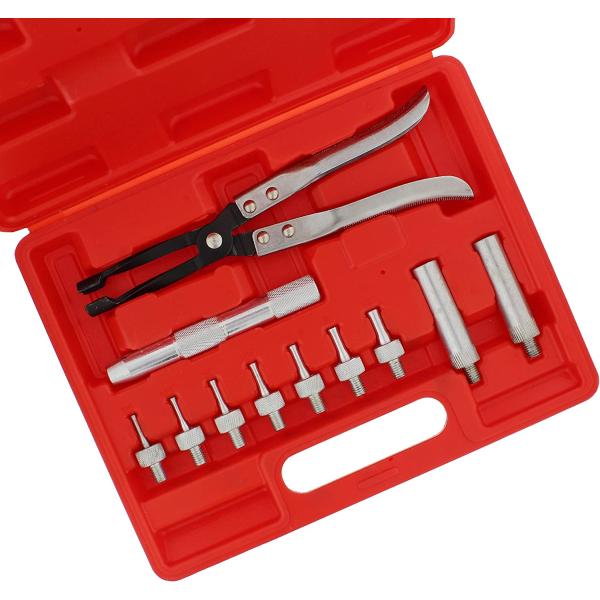 商品名ABN Valve Stem Seal Remover and Installer 11-Piece Tool Kit with Carrying Case   Pliers, Drive Handle, Sockets, Adapt...