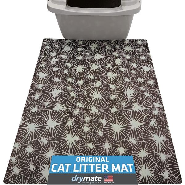 商品名Drymate Original Cat Litter Mat, Contains Mess from Box for Cleaner Floors, Urine-Proof, Soft on Kitty Paws -Absorben...