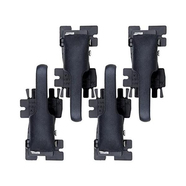 商品名ECCPP ドアハンドル インテリア 内側 フロント リア 助手席側 運転席側 1995-2003 エクスプローラー用 ブラック(4個)ECCPP Door Handles Interior Inside Inner Front Re...