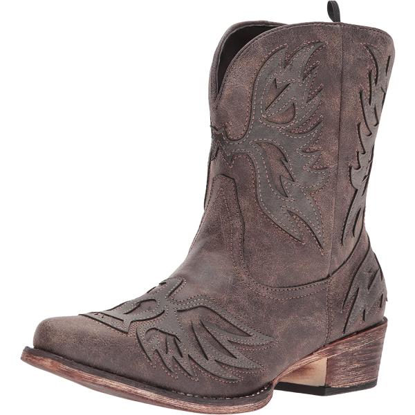 商品名ROPER レディース アメリア ウエスタンブーツ US サイズ: 7.5 カラー: ブラウンRoper Womens Amelia Boot, Brown, 7.5ブランド：ROPER商品サイズ：7.5高さ：11.7 cm横幅：29...