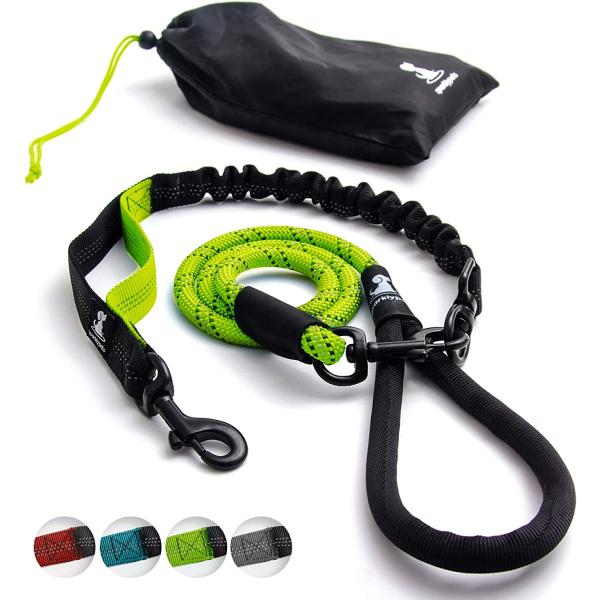 商品名Heavy Duty Rope Bungee Leash for Large and Medium Dogs with Anti-Pull for Shock Absorption - No Slip Reflective Leash...