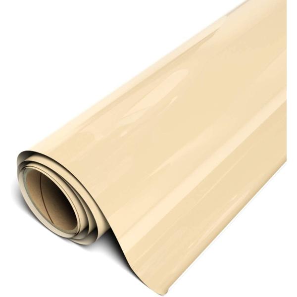 商品名SISER EasyWeed HTV 11.8""x 9 ft Roll-Iron on Heat Transfer Vinyl (Cream, 1 Yard)Siser EasyWeed HTV 11.8"" x 3ft Roll ...