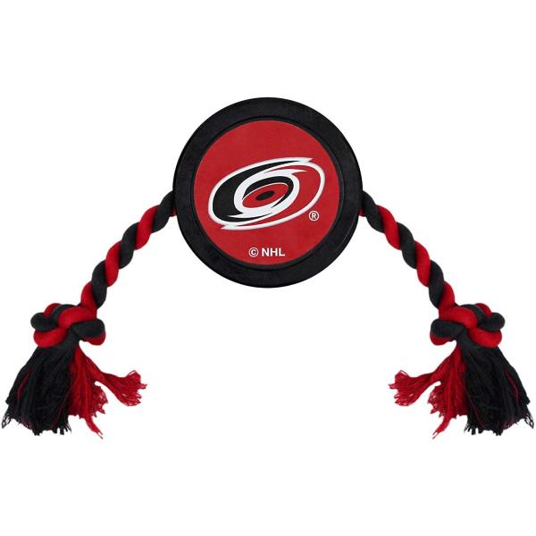 商品名NHL Carolina Hurricanes Puck Toy for Dogs &amp; Cats. Play Hockey with Your Pet with This Licensed Dog Tough Toy Rewa...