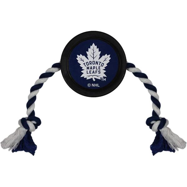 商品名NHL Toronto Maple Leafs Puck Toy for Dogs &amp; Cats. Play Hockey with Your Pet with This Licensed Dog Tough Toy Rewa...