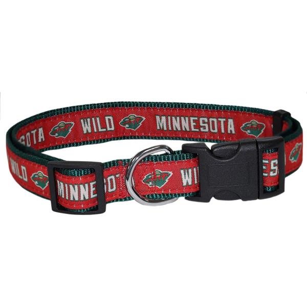 商品名Pets First NHL Minnesota Wild Collar for Dogs &amp; Cats, Large. - Adjustable, Cute &amp; Stylish! The Ultimate Hocke...