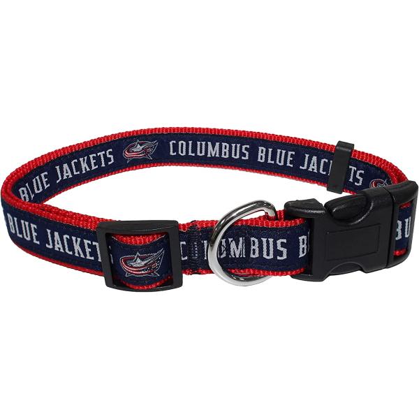 商品名Pets First NHL Columbus Blue Jackets Collar for Dogs &amp; Cats, Medium. - Adjustable, Cute &amp; Stylish! The Ultima...