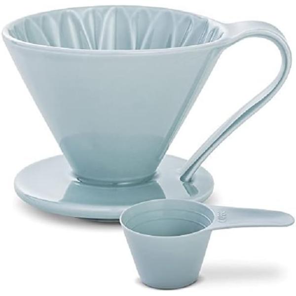 商品名三洋産業 CAFEC フラワードリッパー cup4 ブルー CFD-4BL三洋産業 Sanyo Sangyo CAFEC CFD-4BL Flower Dripper, Cup4, Blueブランド：CAFEC商品サイズ：高さ：12....