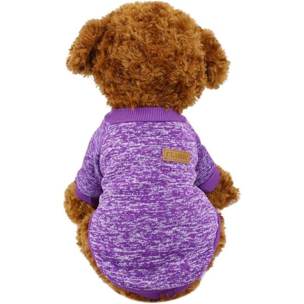 商品名Idepet Pet Dog Classic Knitwear Sweater,Fleece Coat for Small,Medium,Large Dog,Warm Pet Dog Cat Clothes,Soft Puppy Cu...