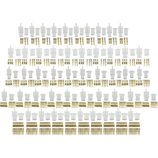 商品名Raogoodcx 560個 圧着端子 バイク コネクター セット 2.8mm 2極 3極 4極 6極 9極コネクター カプラー 端子 旧車 バイク レストア用 ボックス「ケース付き」Raogoodcx 10 Sets 2.8mm 2...