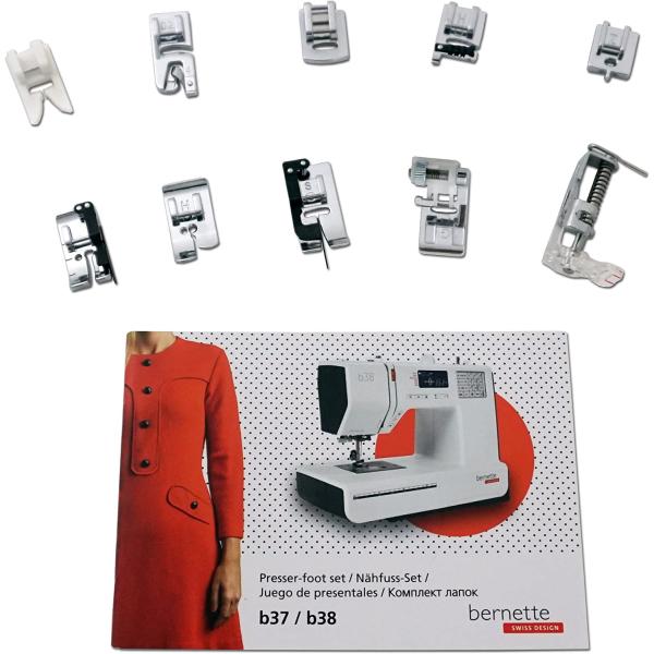 商品名Bernette プレッシャーフットキット B37 B38 ミシンモデルにフィットBernette Presser Foot Kit Fits models B37 and B38 Sewing Machinesブランド：Bernet...