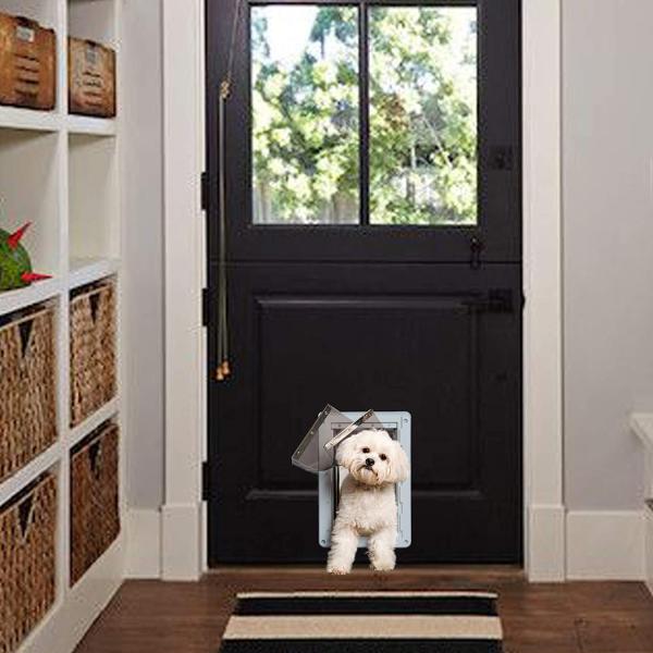 商品名Ideal Pet Products Designer Series Ruff-Weather Pet Door with Telescoping Frame, Small, 5"" x 9.25"" Flap SizeIdeal P...