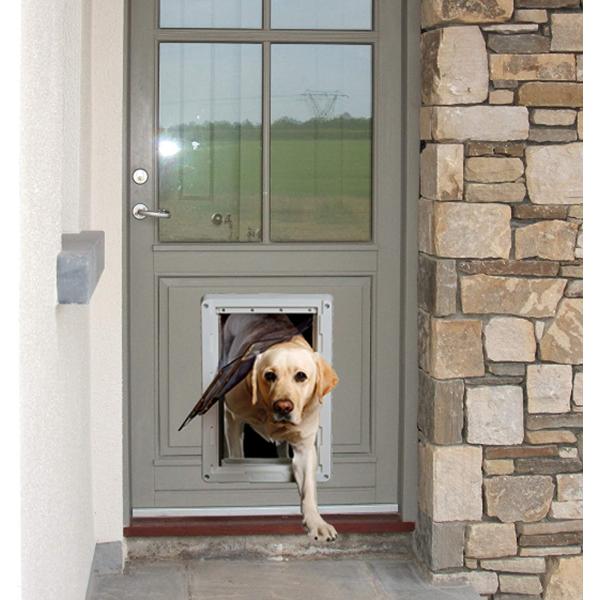 商品名Ideal Pet Products Designer Series Ruff-Weather Pet Door with Telescoping Frame, Extra Large, 9.75"" x 17"" Flap Size...