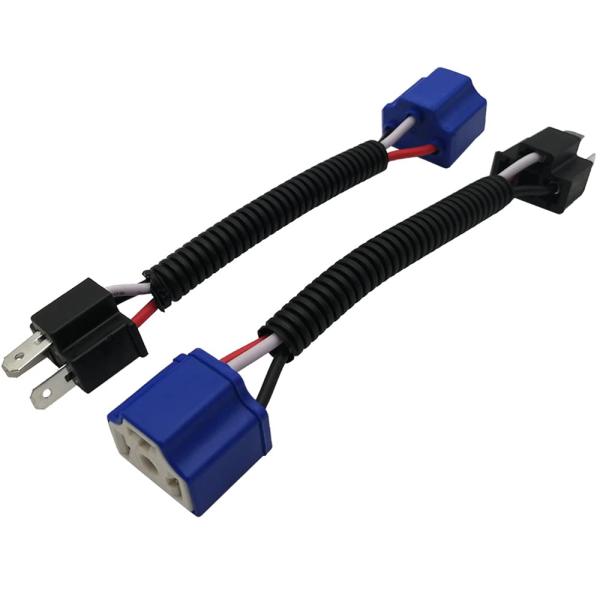 商品名Audak 2Pcs H4 9003 HB2 Heavy Duty Ceramic Wiring Harness Sockets Male &amp; Female Connector for Headlights or Fog Li...