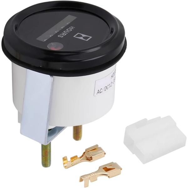 商品名Walfront AC/DC 12-36V Quartz Hour Meter Gauge Tester for Motorcycle Car Boat Truck Engine,Accurate 6 Digit,With Conne...